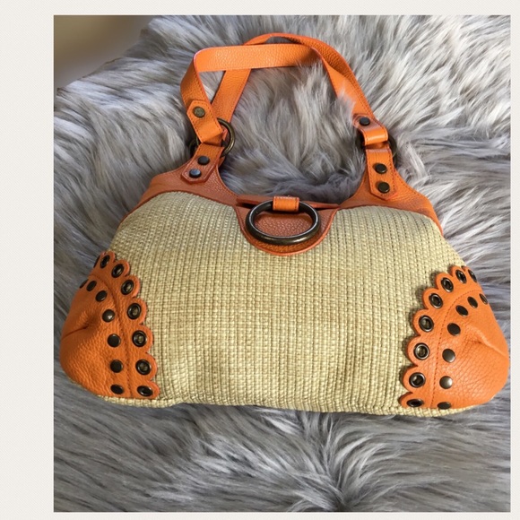 Tanner | Bags | Tanner Authentic Vintage Leather With Straw | Poshmark